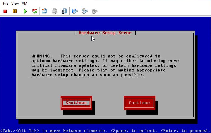 Cisco Unity Connection Hardware Setup Error Cisco Community